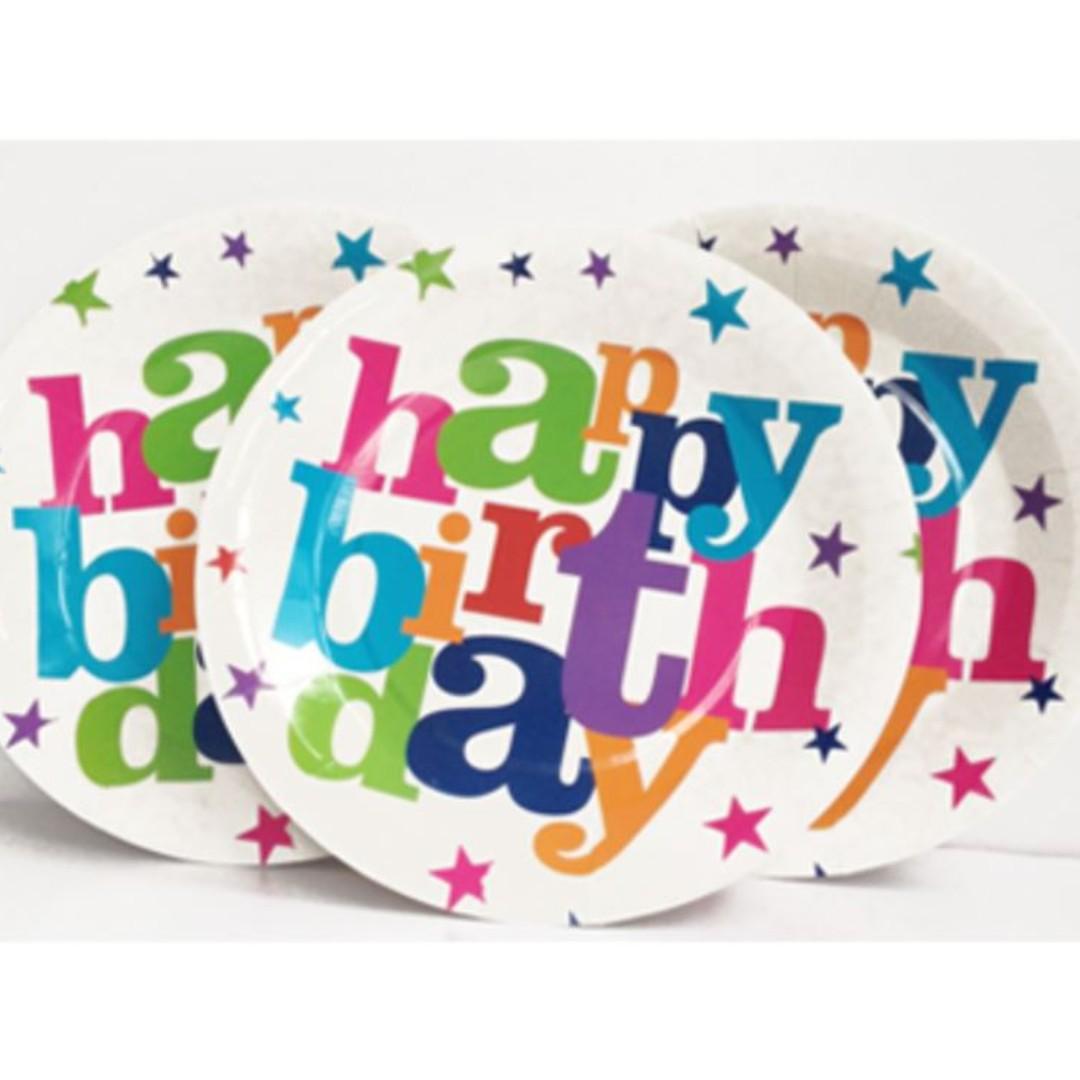 Happy Birthday Theme Party-ware Set, Everything Else on Carousell