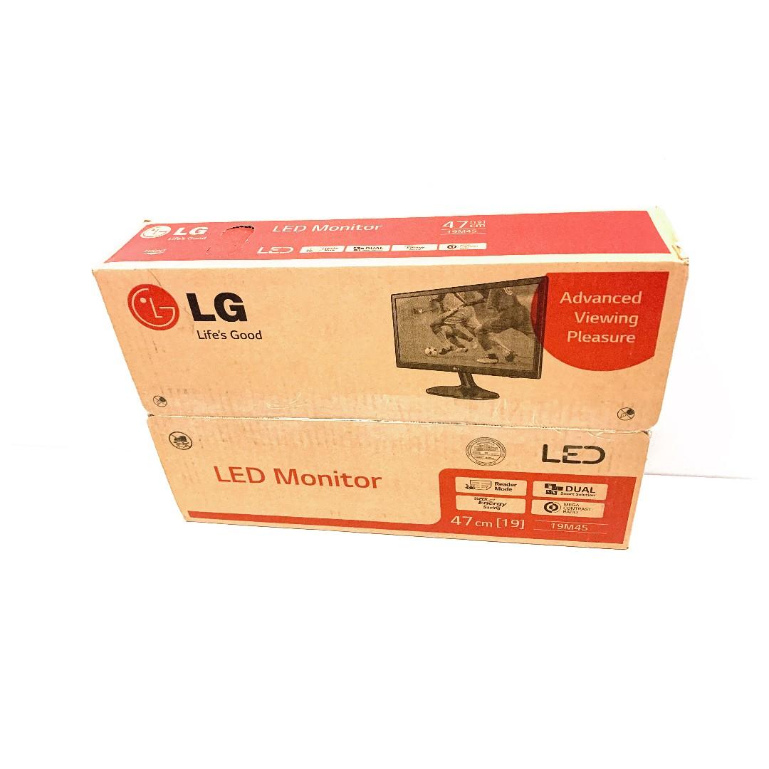 LG 19-INCH MONITOR, 電腦＆科技, 電腦周邊及配件, 電子屏幕 - Carousell