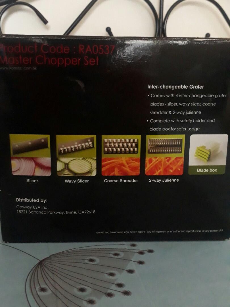 Master Chopper Set, Furniture & Home Living, Kitchenware & Tableware ...
