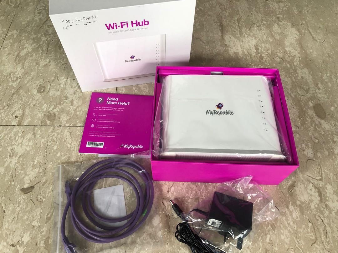 MyRepublic Wireless Gigabit Router, Computers & Tech, Parts ...