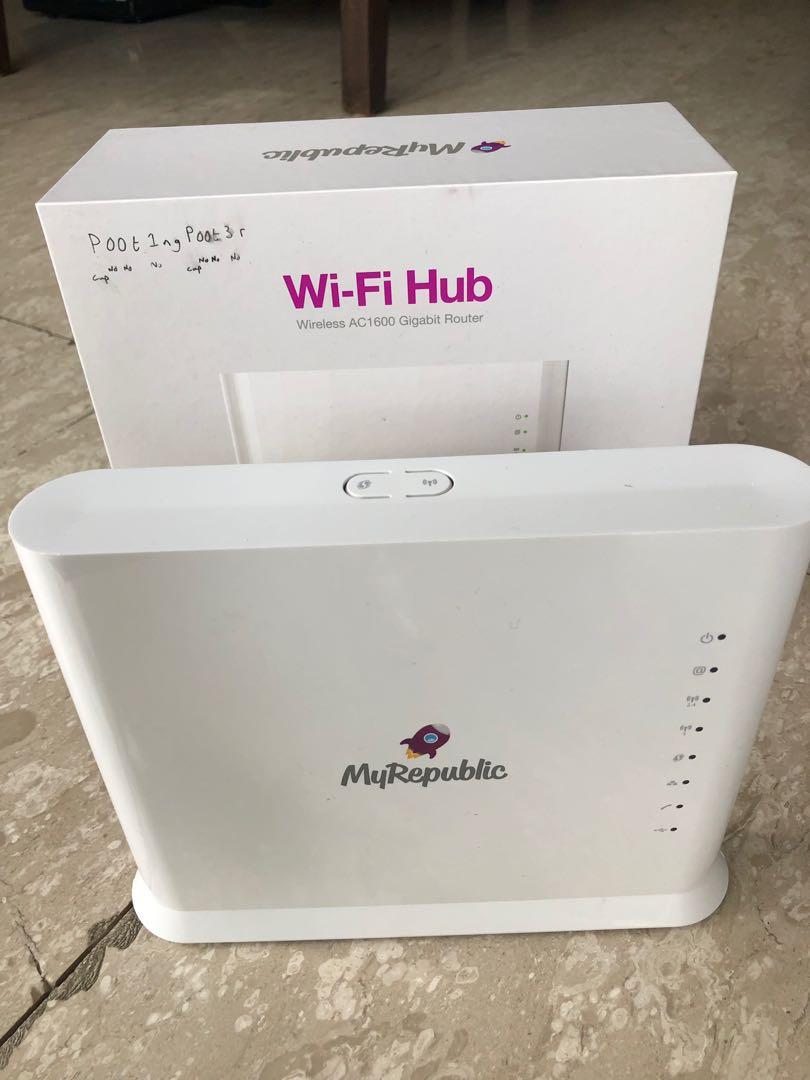 MyRepublic Wireless Gigabit Router, Computers & Tech, Parts ...