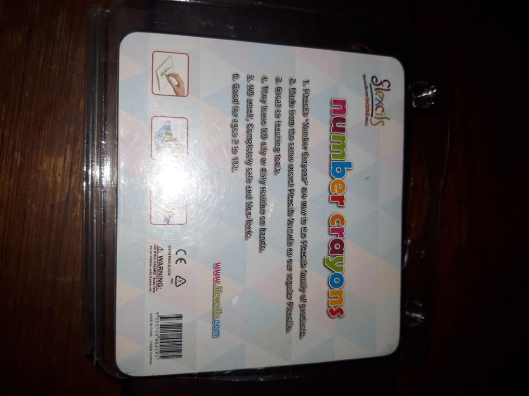 Number Crayons, Hobbies & Toys, Stationary & Craft, Craft Supplies ...