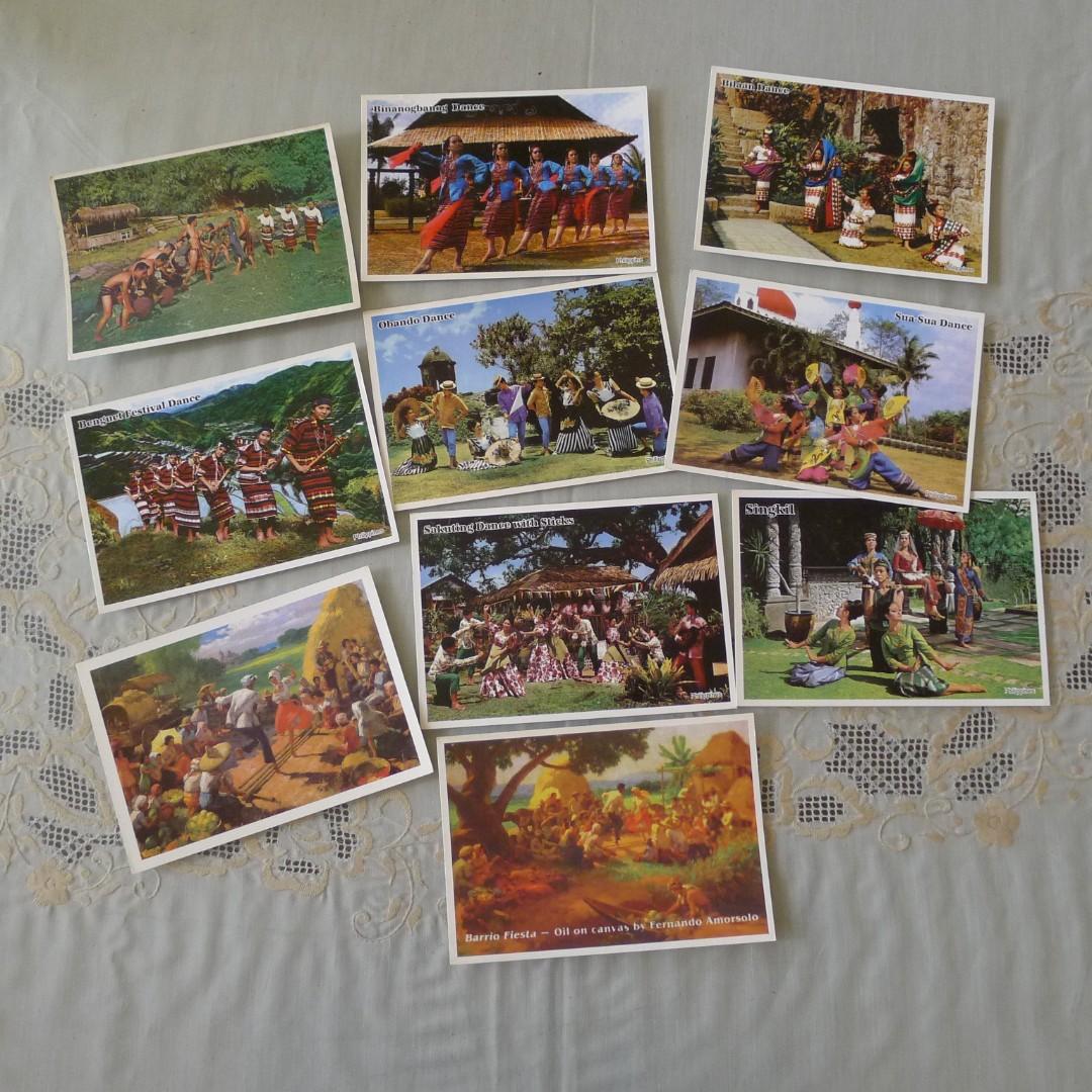 Philippine Postcards Set - Philippine Dances, Hobbies & Toys ...