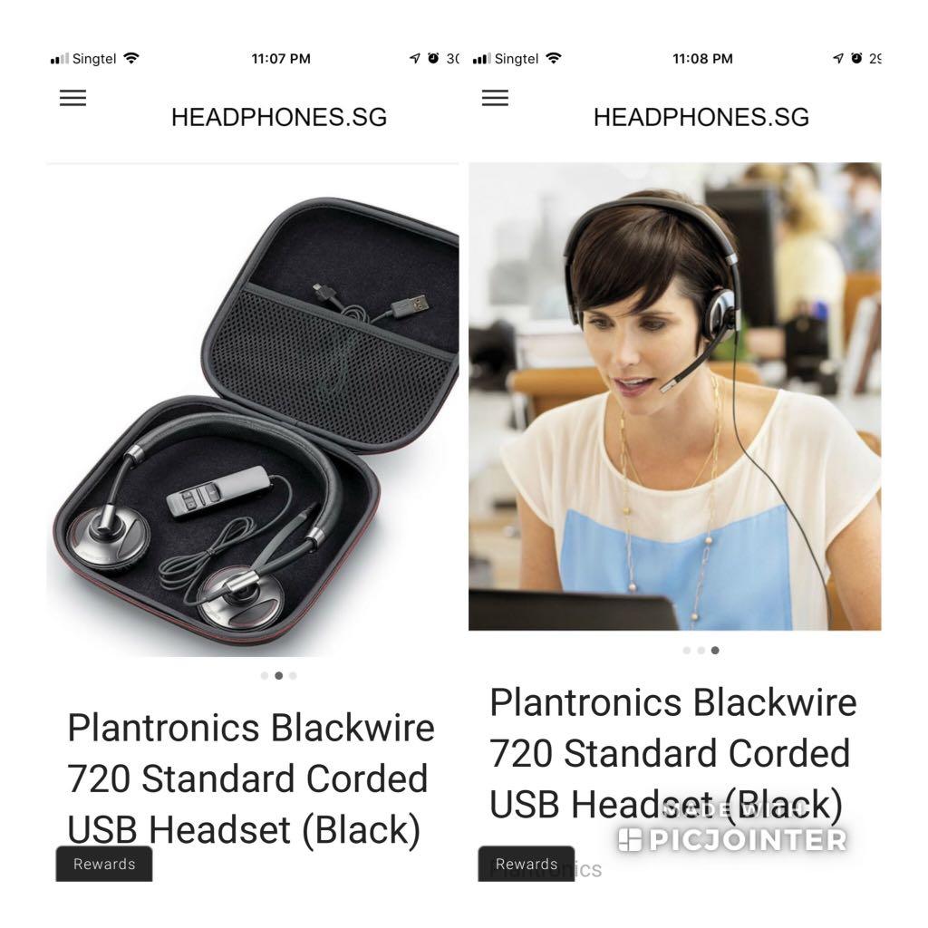 Plantronics Blackwire C720 Headset, Audio, Earphones on Carousell