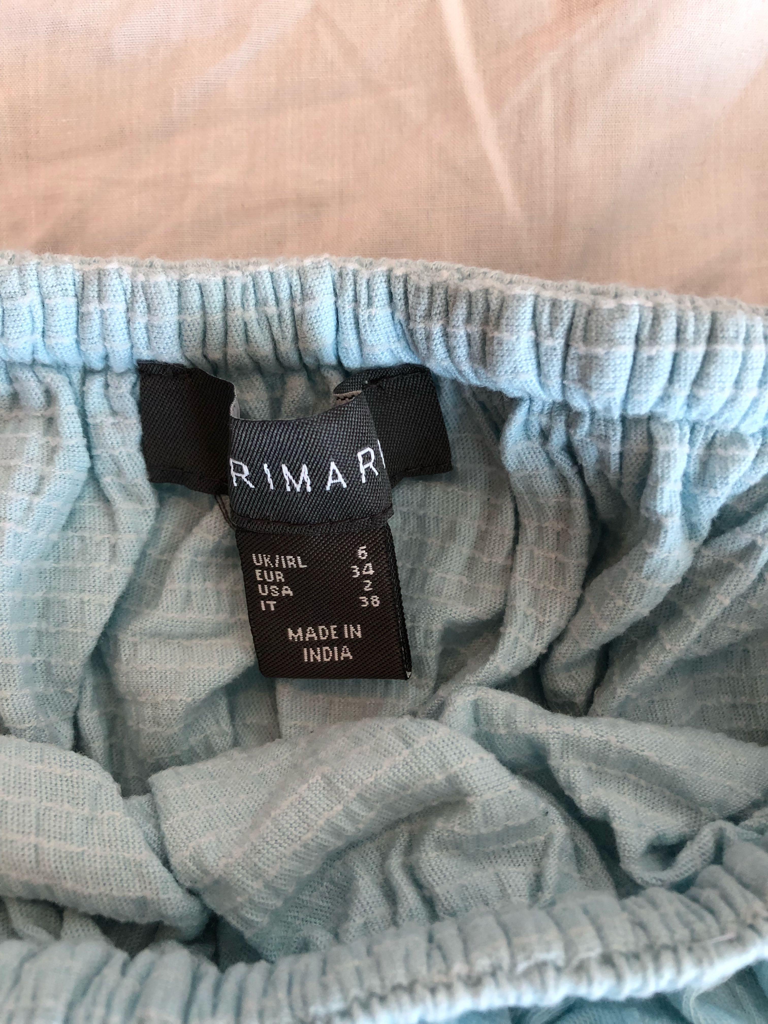 Primark Blue Floral Tube Top, Women's Fashion, Tops, Sleeveless on ...