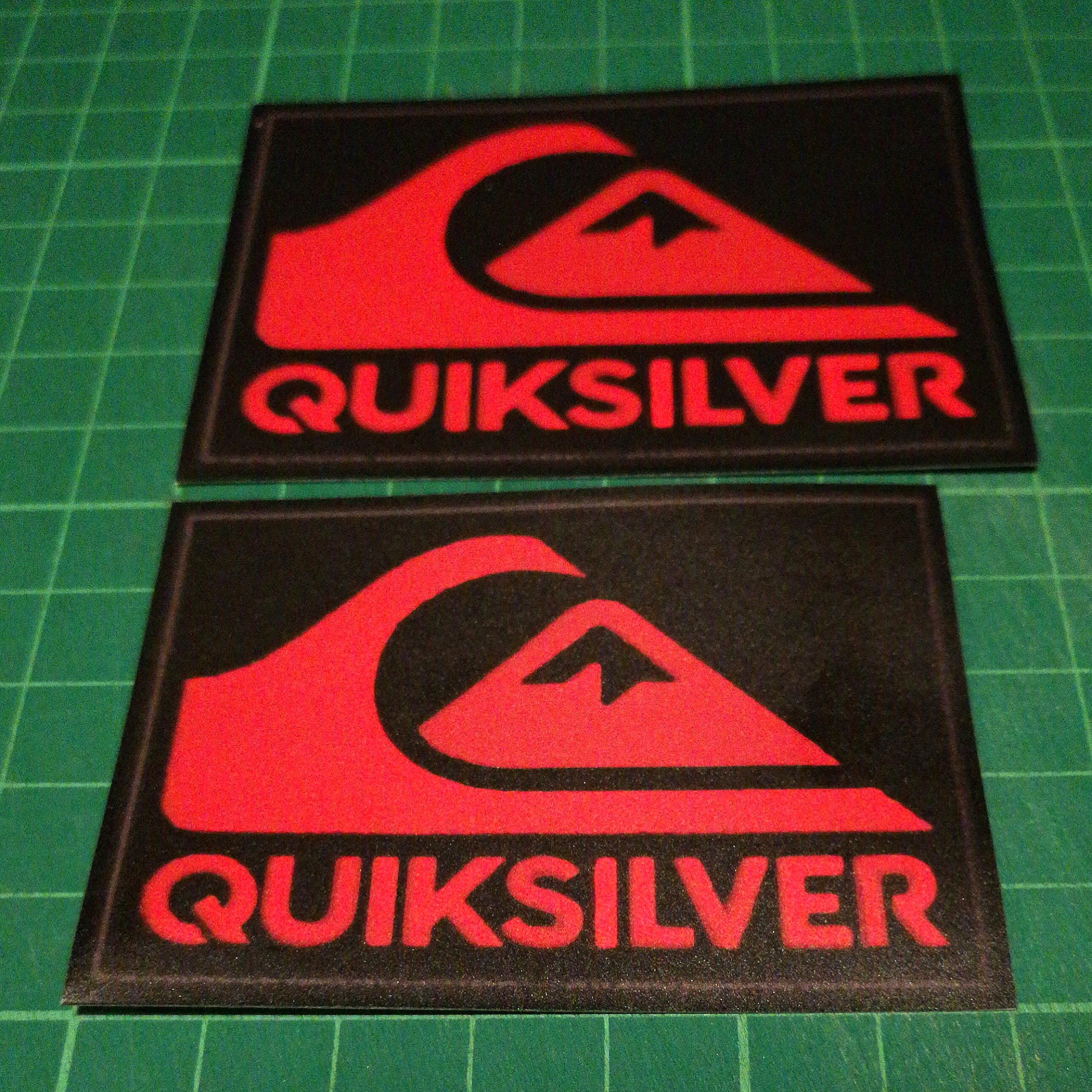 QUIKSILVER Waterproof Stickers. Look like embroidered patches. 2 for $4 with Free Normal Mail ...