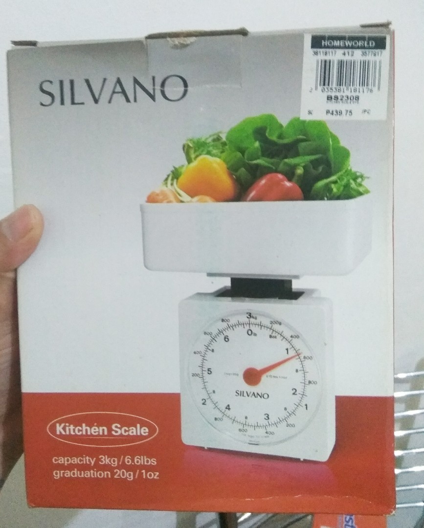 Silvano Kitchen Scale, TV & Home Appliances, Kitchen Appliances, Other ...