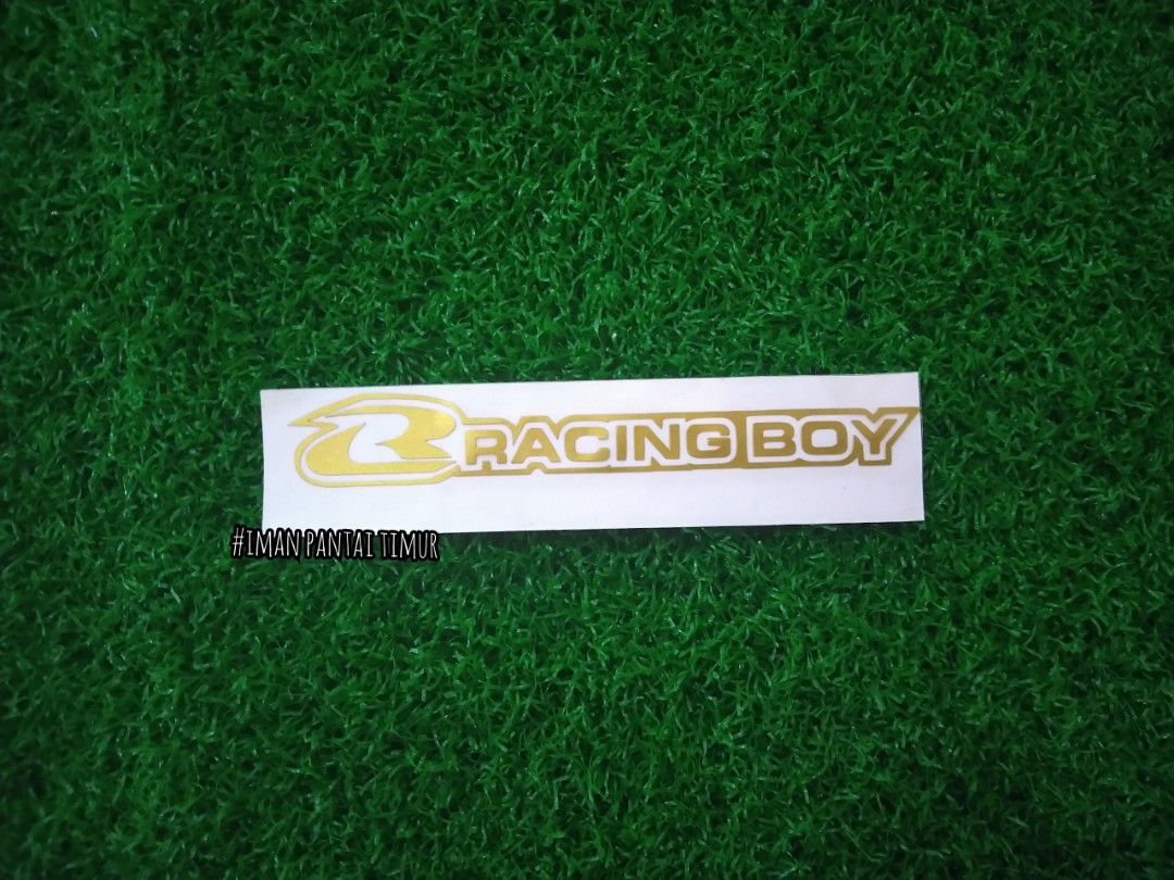 STICKER RACING BOY, Auto Accessories on Carousell