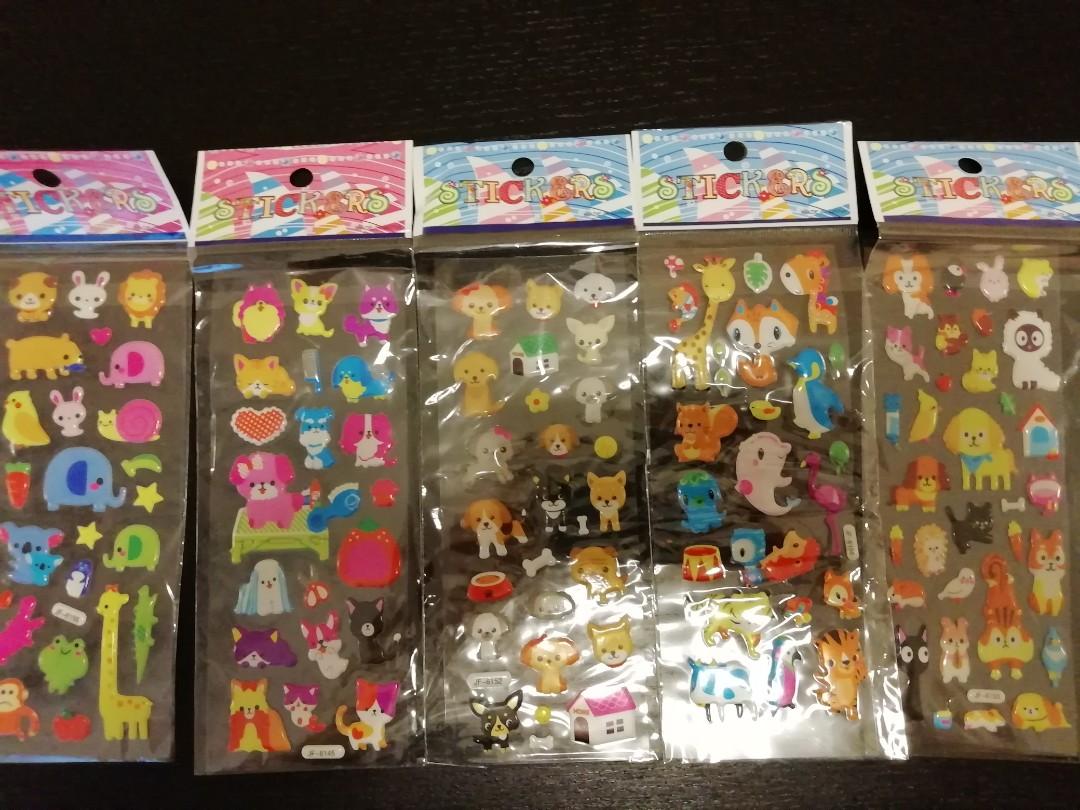 Free gift - Stickers - Cute animals and pets (RM1 per whole sheet ...
