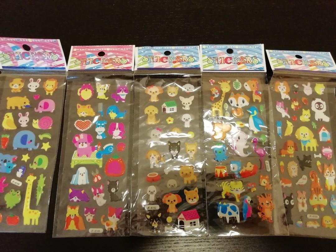 Free gift - Stickers - Cute animals and pets (RM1 per whole sheet ...