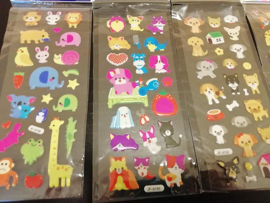 Free gift - Stickers - Cute animals and pets (RM1 per whole sheet ...