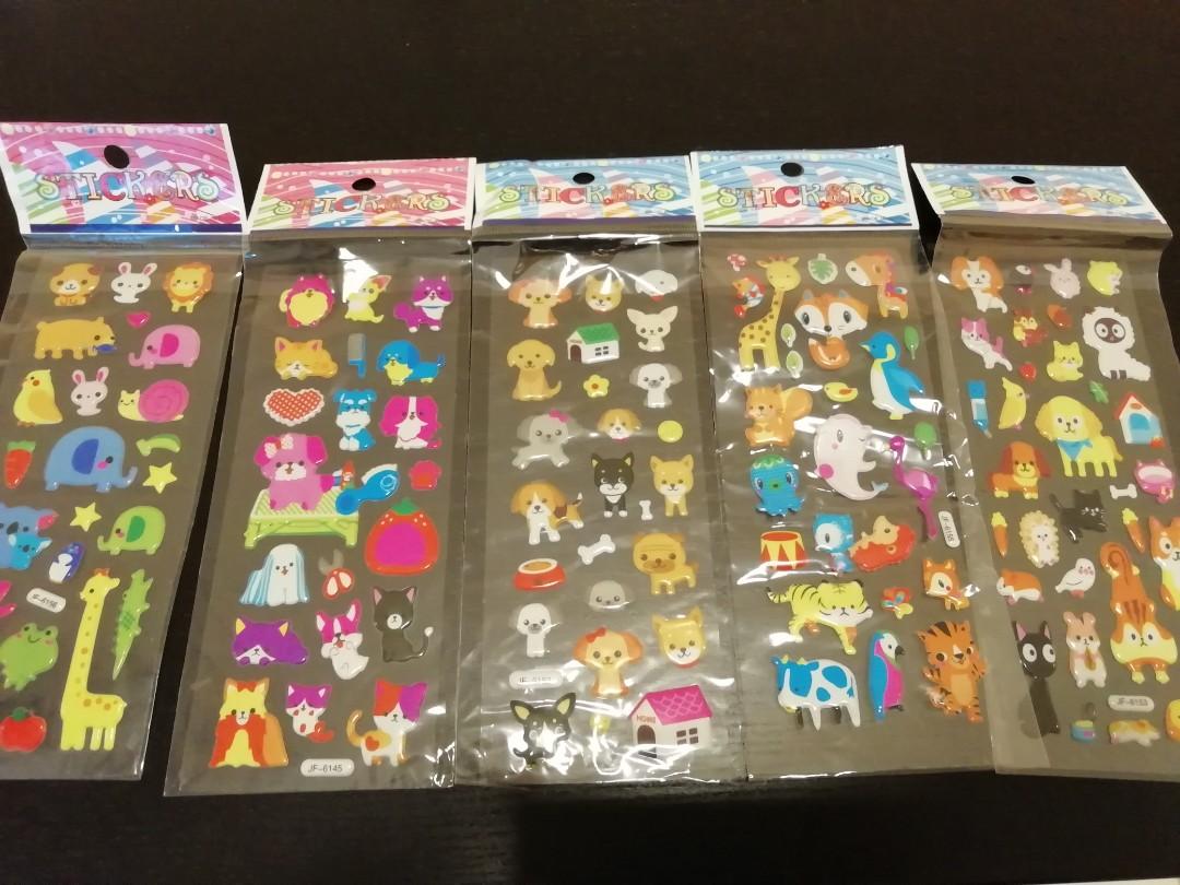 Free gift - Stickers - Cute animals and pets (RM1 per whole sheet ...