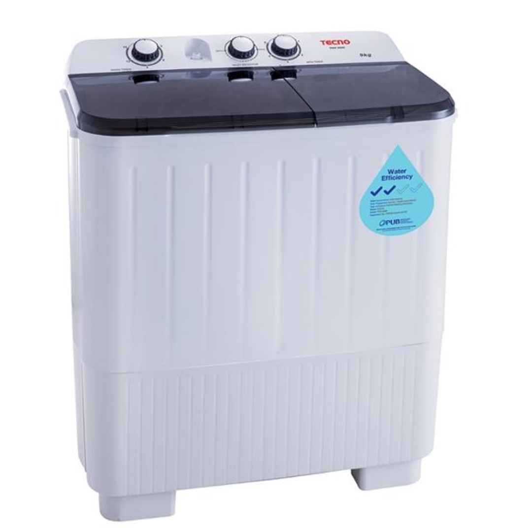 Tecno TWS 9090 [9.0Kg] Semi-Automatic Washer, TV & Home Appliances ...