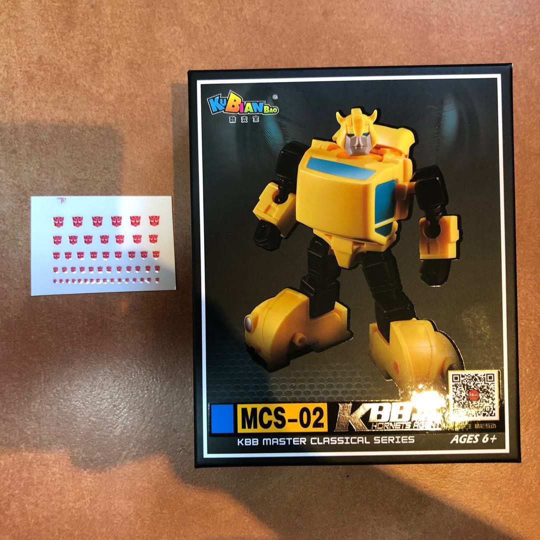 Transformers KuBianBao KBB - MCS-02 Hornets Agent (aka Upsized Version of Newage NA Flipper ...