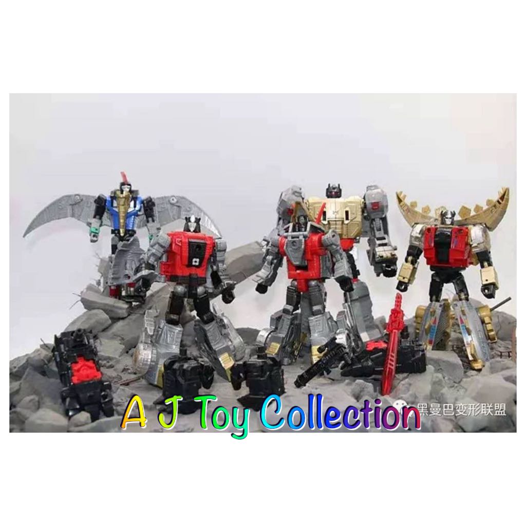 [ In Stock ] Transformers BlackMamba BMB Dino Troops Robot Team ...