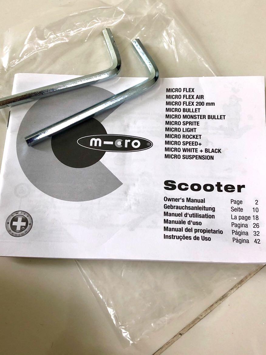 Authentic Micro Sprite Kick Scooter, Babies & Kids, Infant Playtime on ...