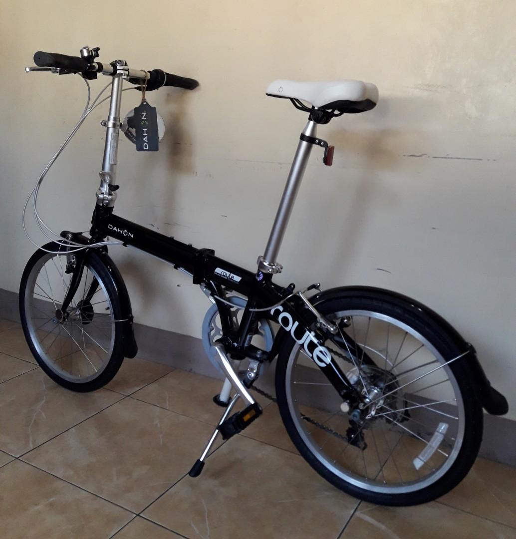 Brand New DAHON Route Black Folding Bike, Sports Equipment, Bicycles ...