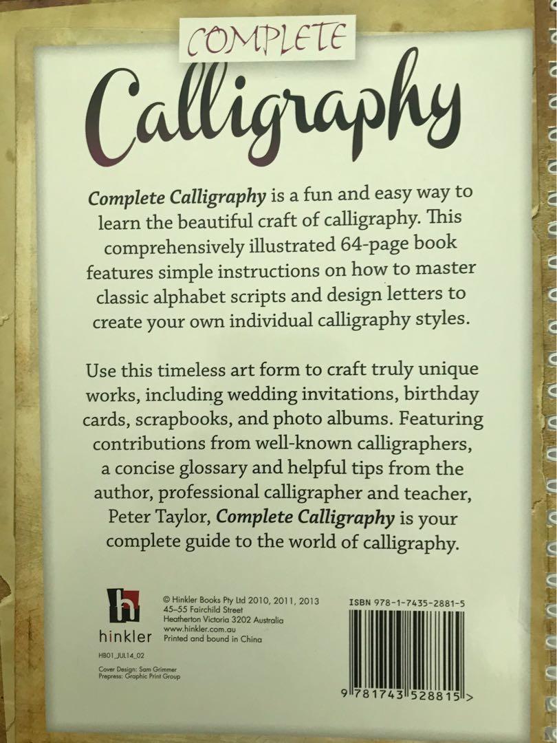 complete Calligraphy, Hobbies & Toys, Books & Magazines, Religion Books ...