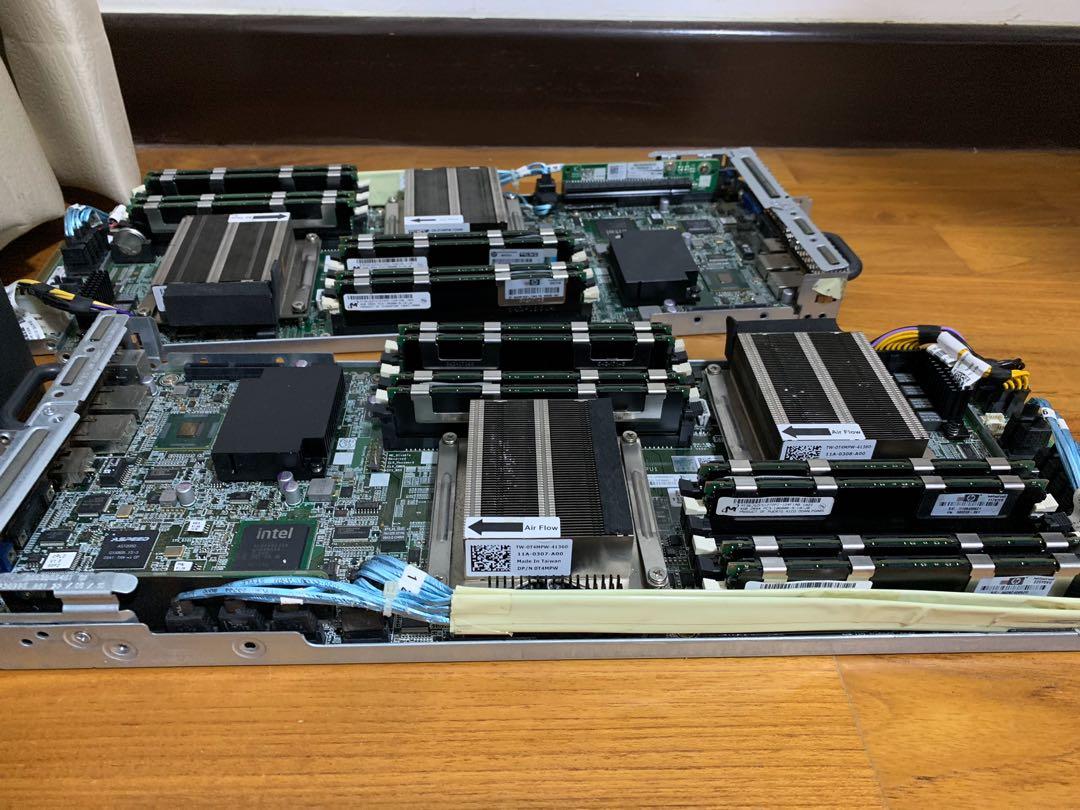 Dell c6100 4 node blade server, 8x CPU, 64 GB (16GB Each Blade), 4*1 TB ...