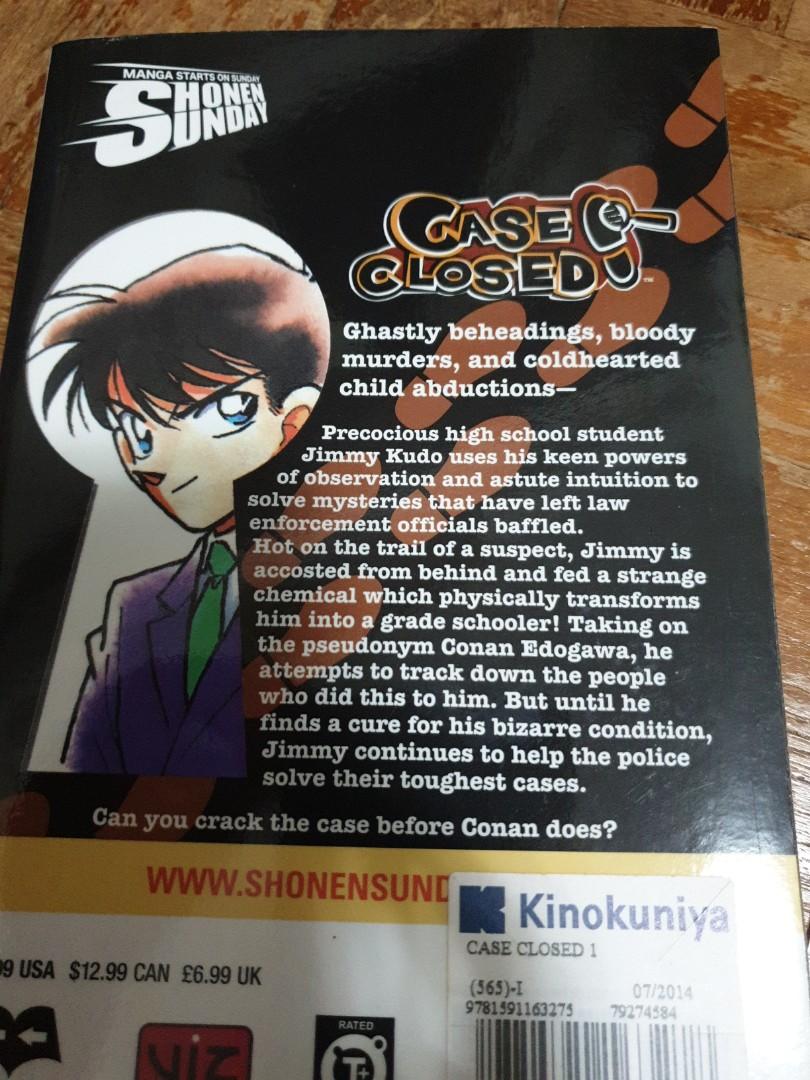 Detective Conan Case Closed Volume 1, Hobbies & Toys, Memorabilia ...
