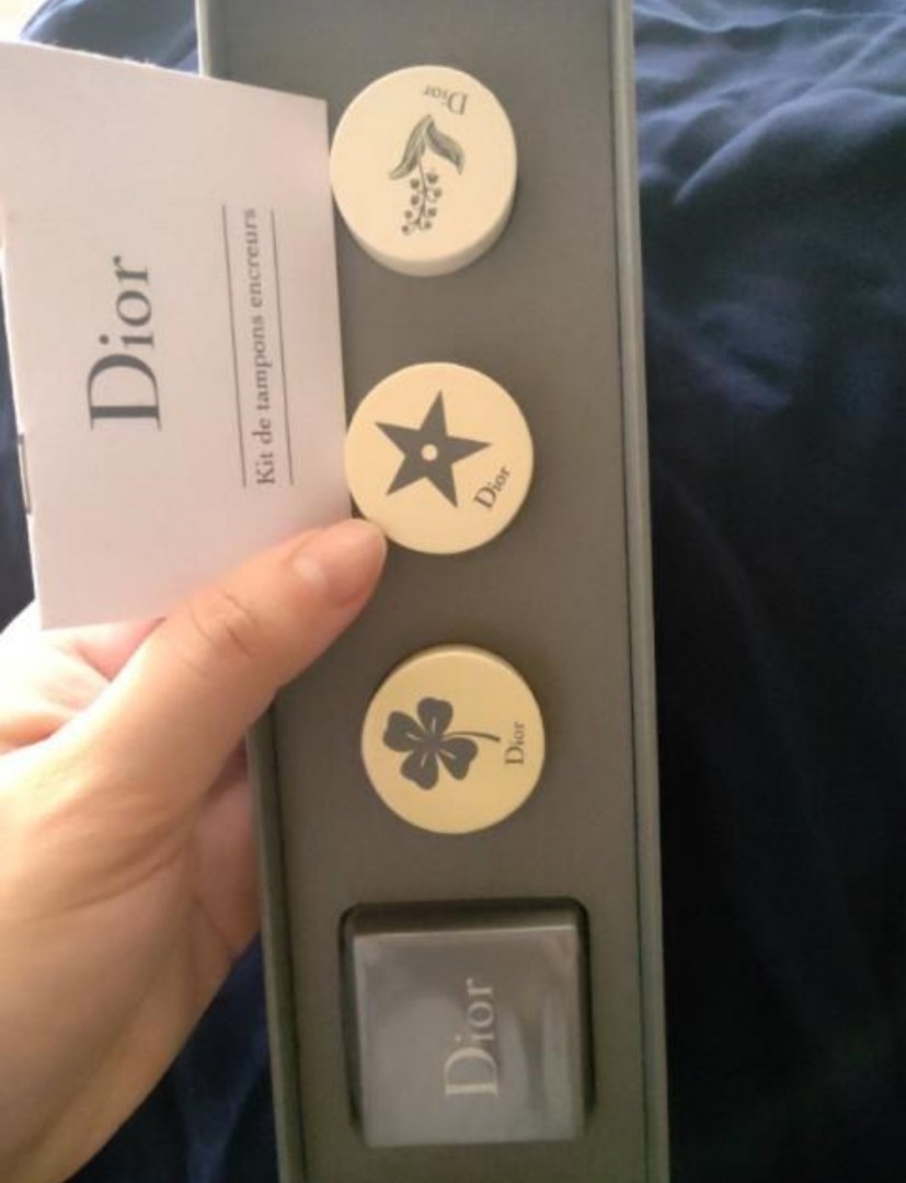 Dior limited edition stamp ink kit set, Luxury, Accessories on Carousell