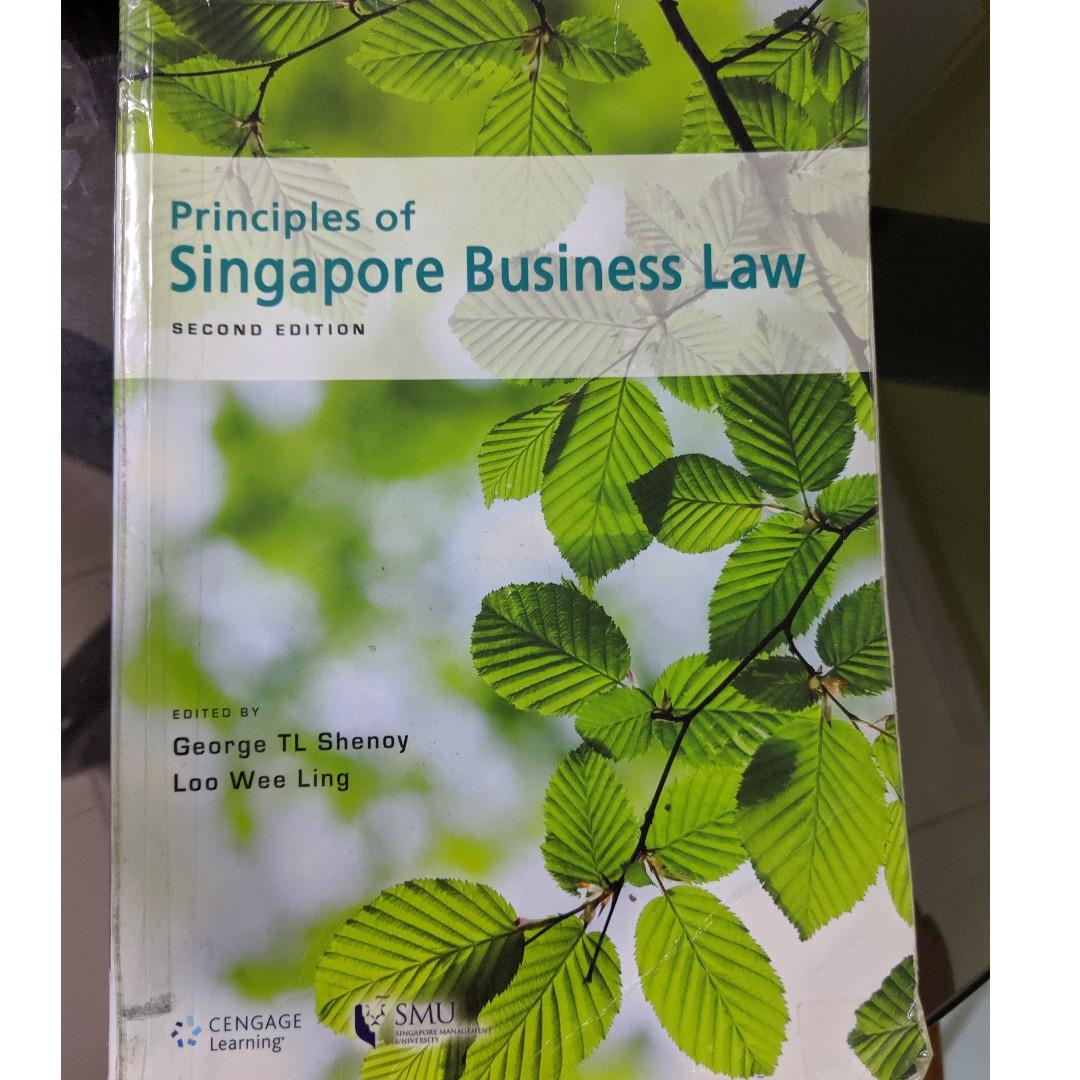 George Shenoy and Loo Wee Ling (gen. ed.), Principles of Singapore ...