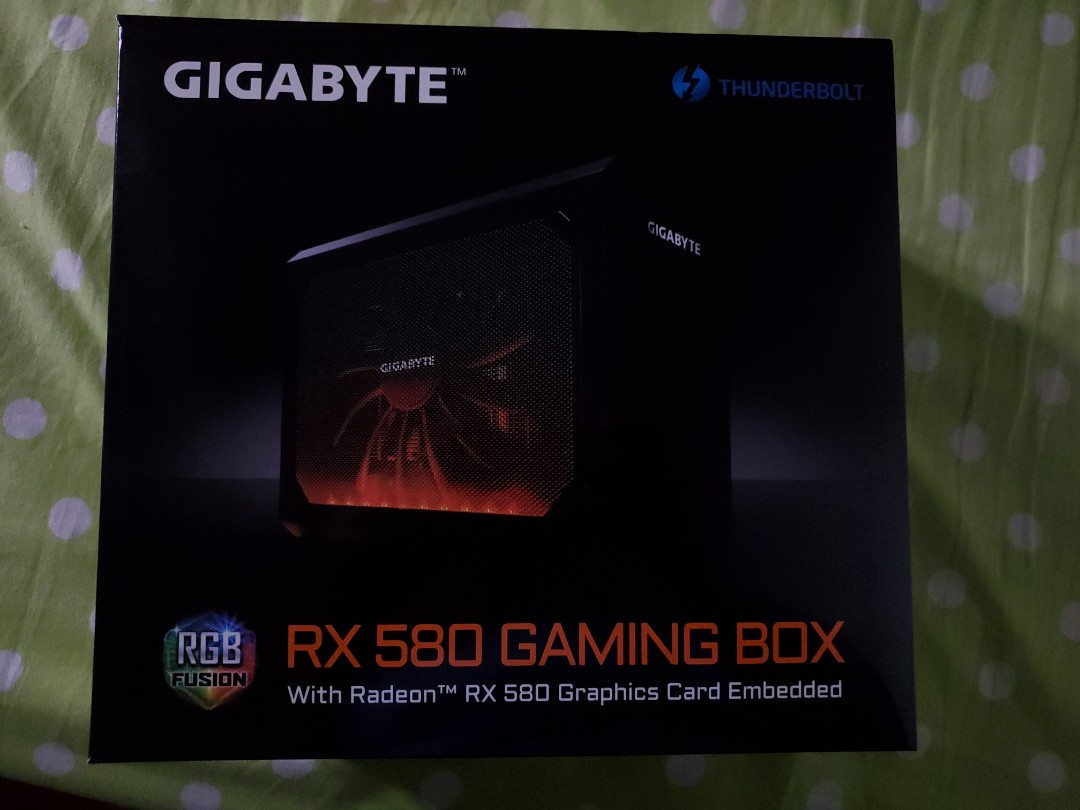 Gigabyte RX 580 8gb Gaming Box EGPU thunderbolt 3, Computers & Tech ...
