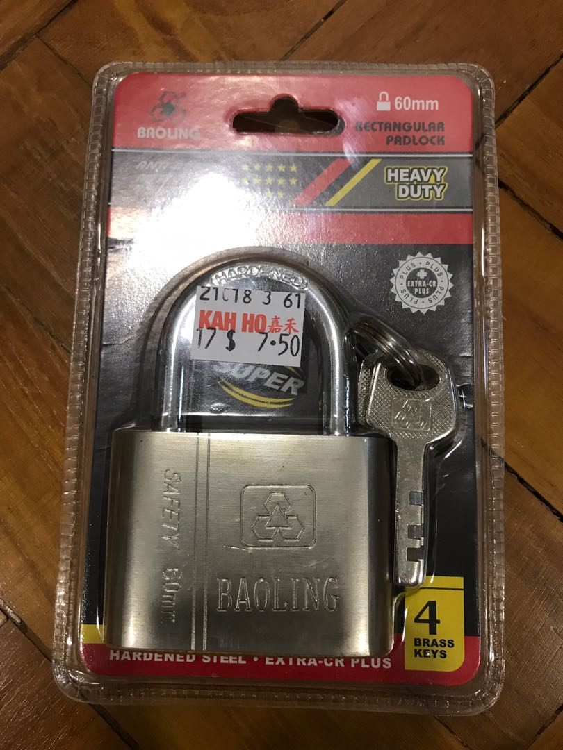 Heavy Duty Pad lock (NEW), Everything Else on Carousell