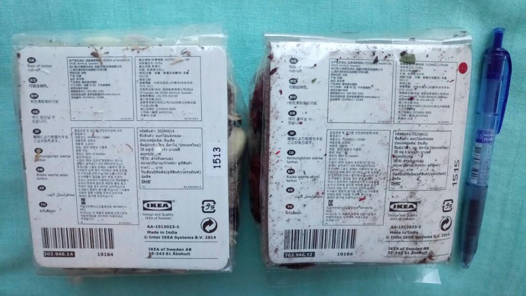 Ikea Dofta dried flower pack 宜家香味乾花, 傢俬＆家居, 廚具和餐具, 餐桌布和紡織布品 - Carousell