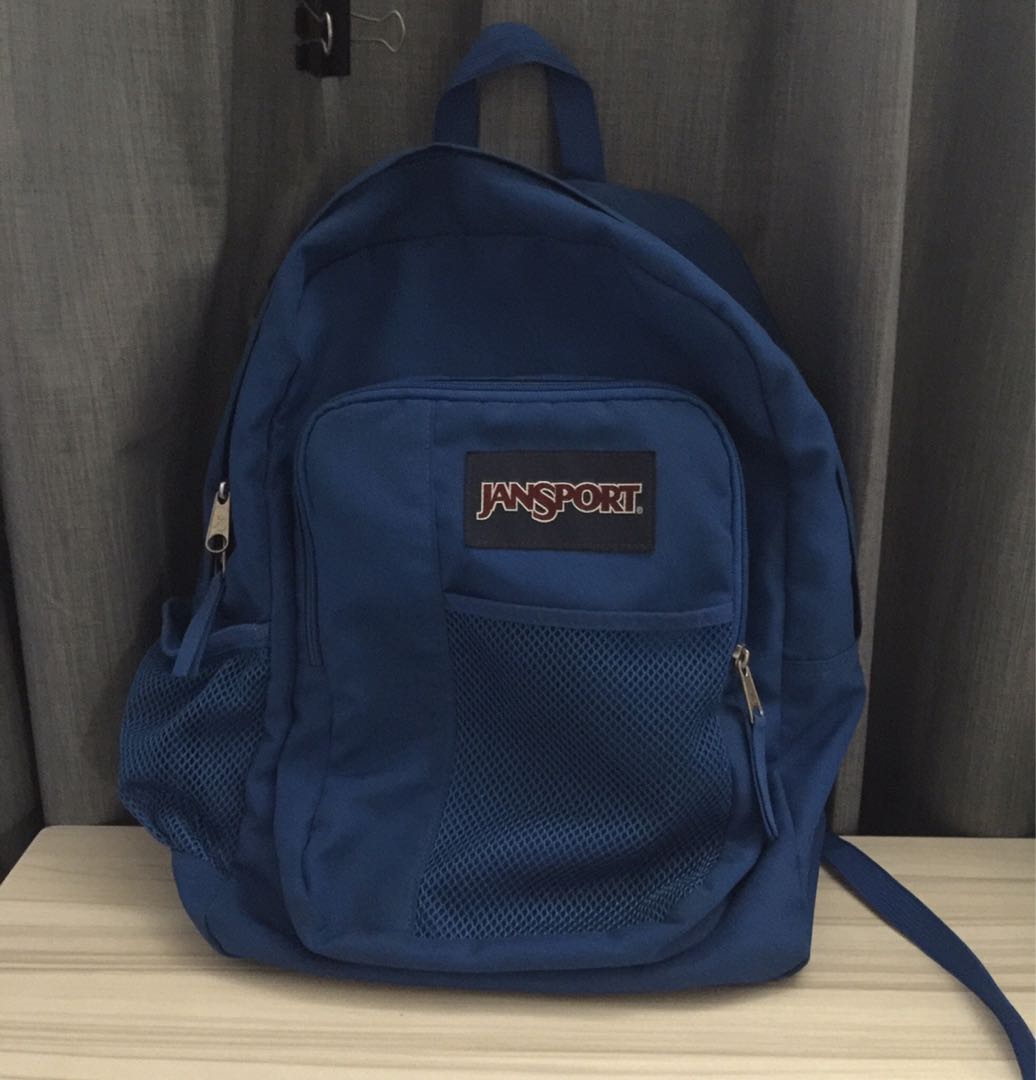 Jansport Original (Blue), Men's Fashion, Bags, Backpacks on Carousell