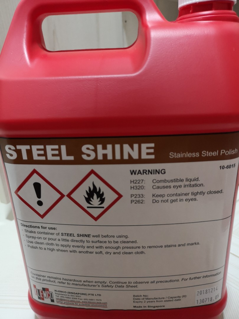 Klenco Steel Shine 4L, Everything Else on Carousell