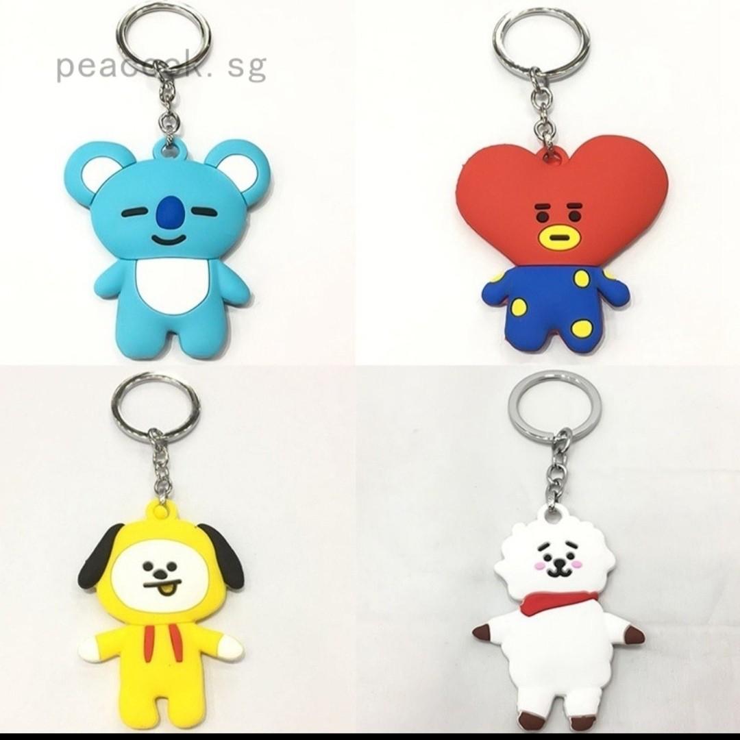 K-pop BTS Bangtan Boys BT21 JUNG KOOK SUGA V BTS Keychain, Hobbies ...