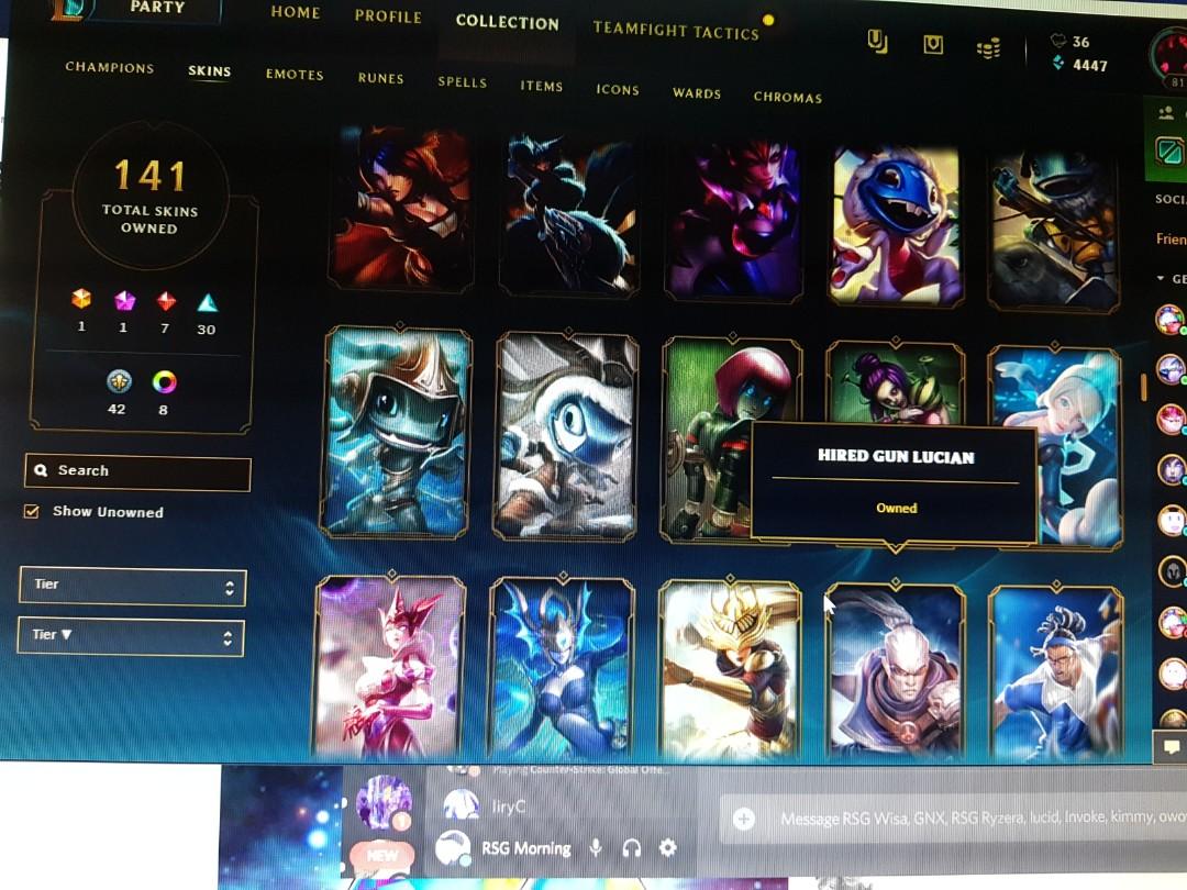 League of Legends Account, Video Gaming, Gaming Accessories, Game Gift ...