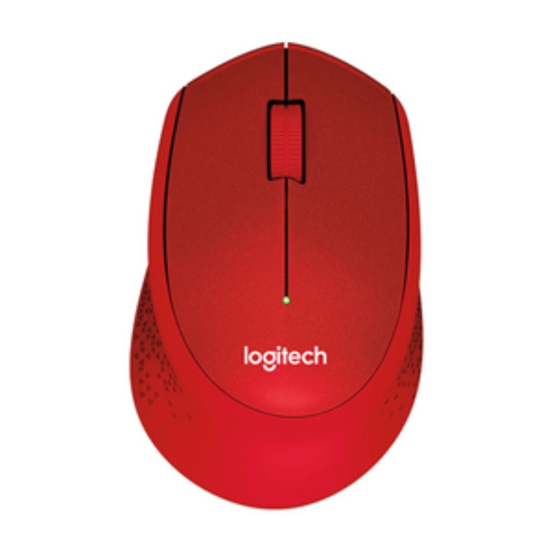 Logitech M331 Silent Plus Red Wireless Mouse, Computers & Tech, Parts ...