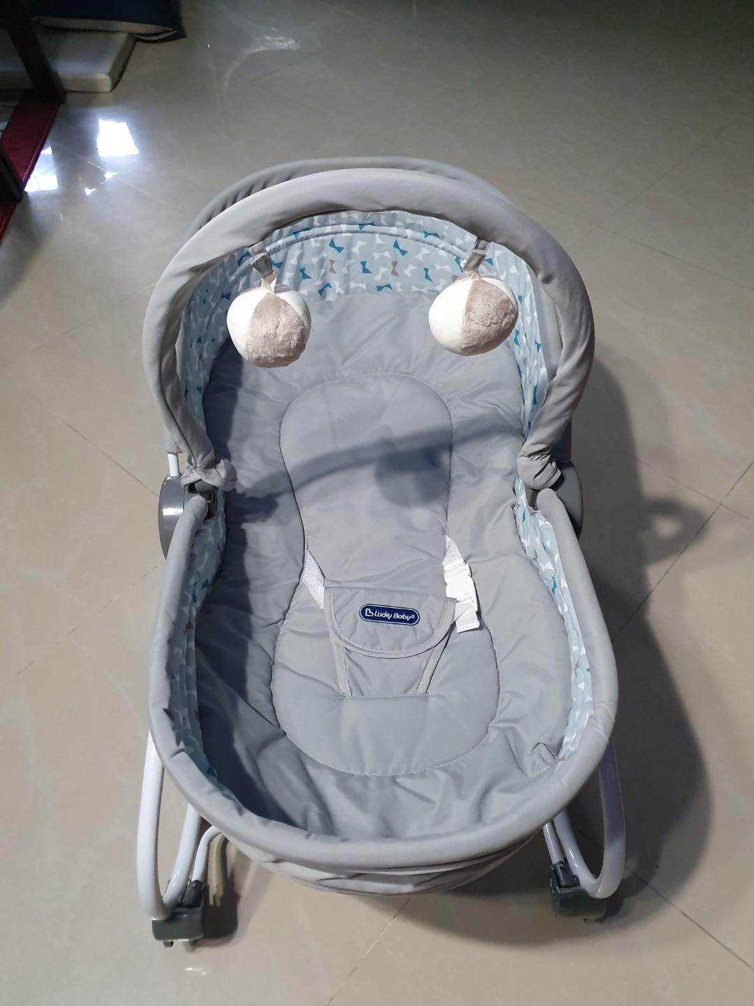 Lucky Baby 3 in 1 Rocky Snoozy Crib / Chair / Rocker, Babies & Kids ...