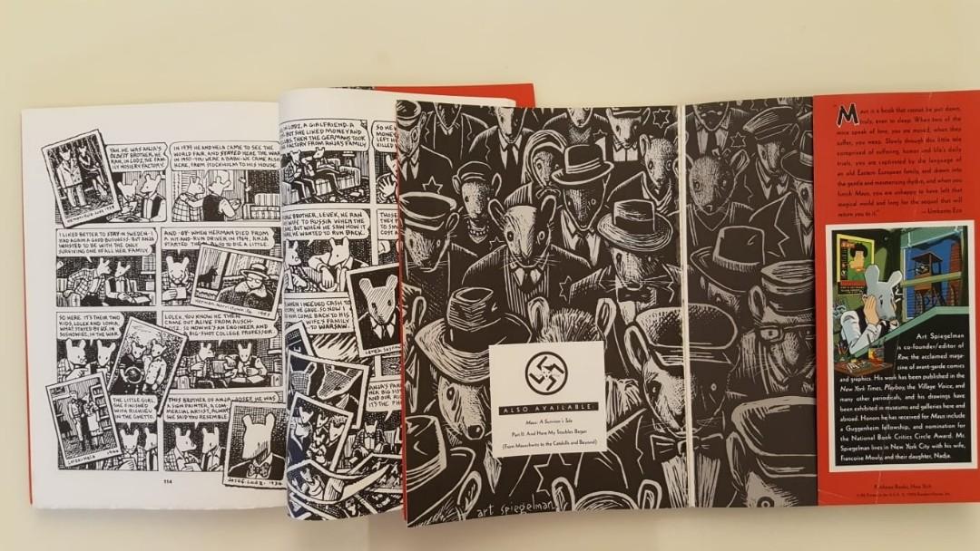 MAUS 1 & 2 GRAPHIC NOVEL SET BY ART SPIEGELMAN, Hobbies & Toys ...