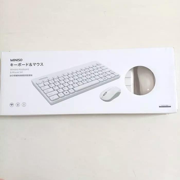 ♻️Miniso® Wireless Keyboard and Mouse Set, Mobile Phones & Gadgets ...