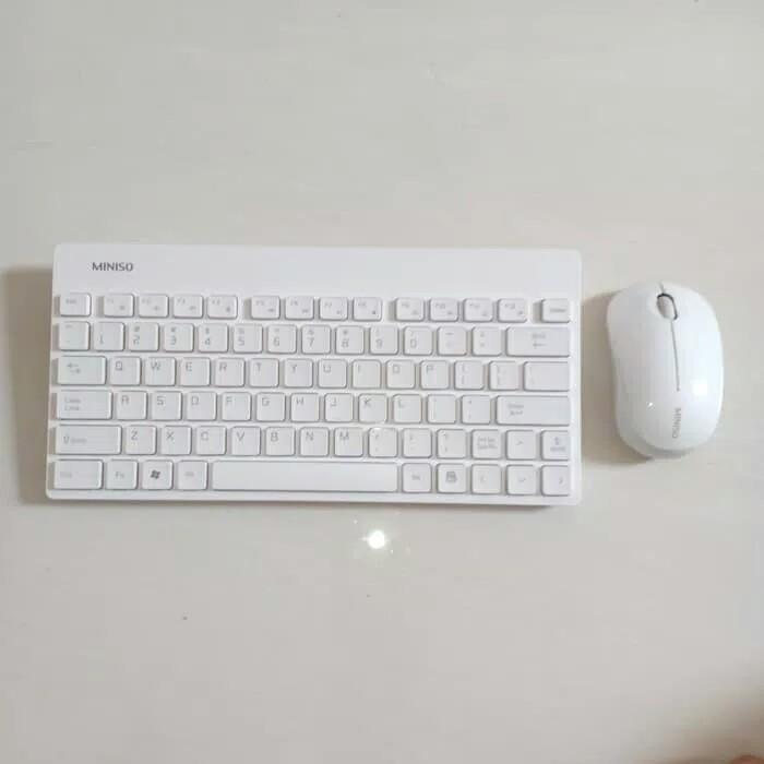 ♻️Miniso® Wireless Keyboard and Mouse Set, Mobile Phones & Gadgets ...