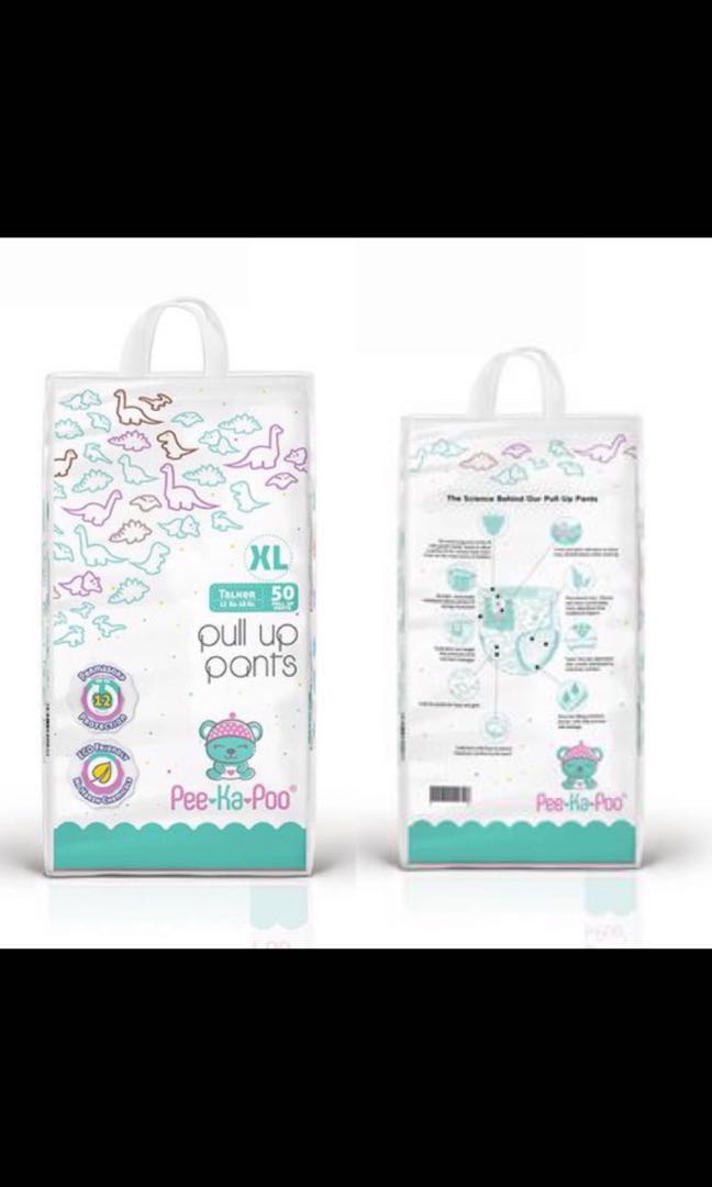 Peekapoo Diaper Pants L , Babies & Kids, Bathing & Changing, Diapers ...