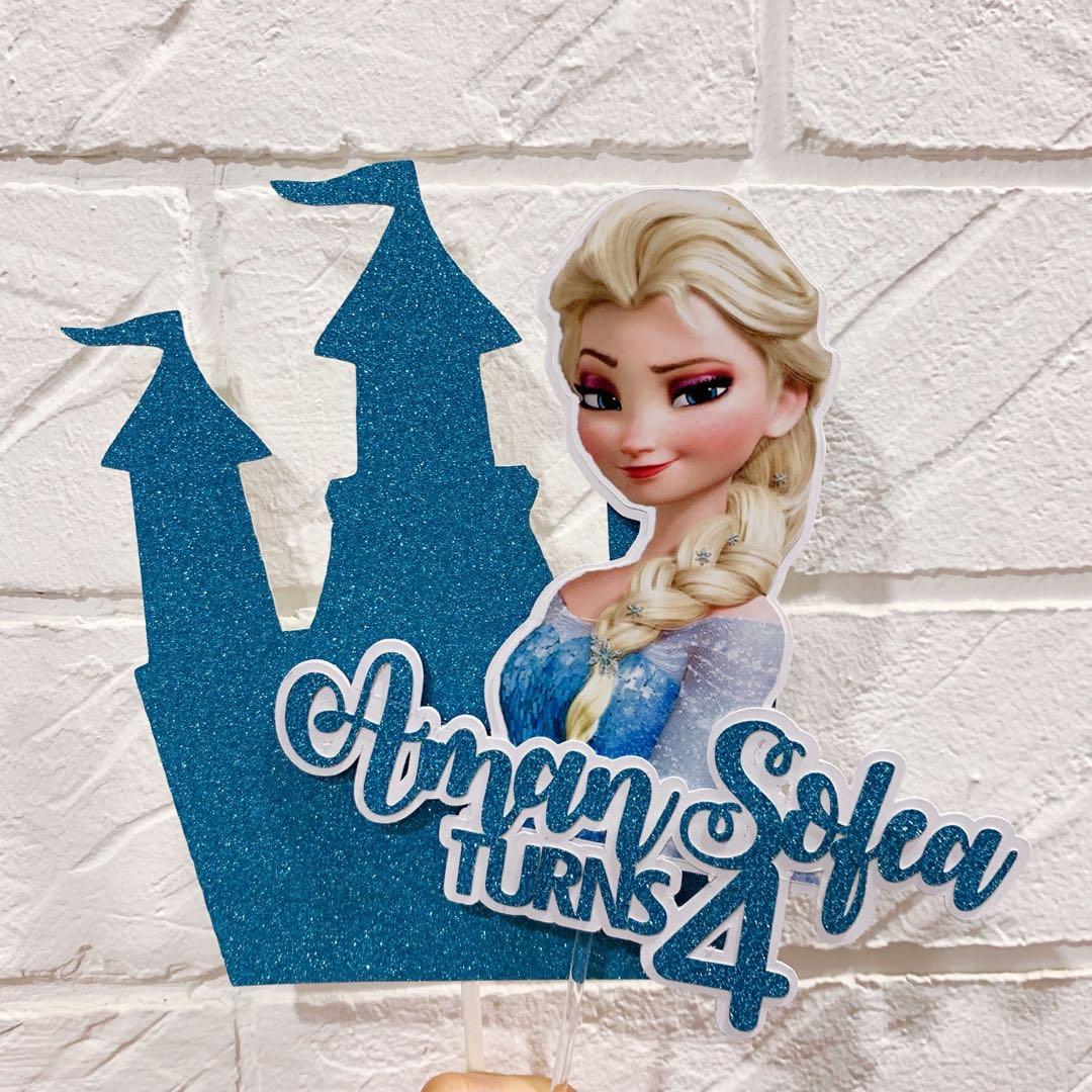 Personalised cake topper - frozen, Babies & Kids, Toys & Walkers on ...