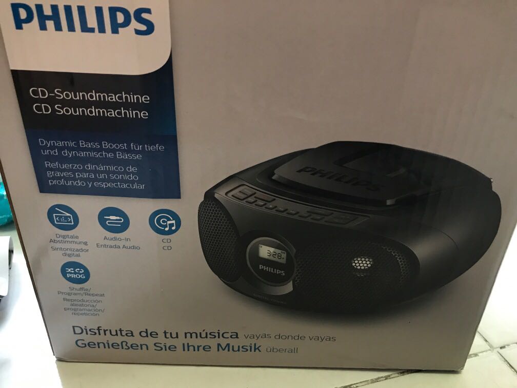 Philips CD sound machine AZ215B, Audio, Portable Music Players on Carousell