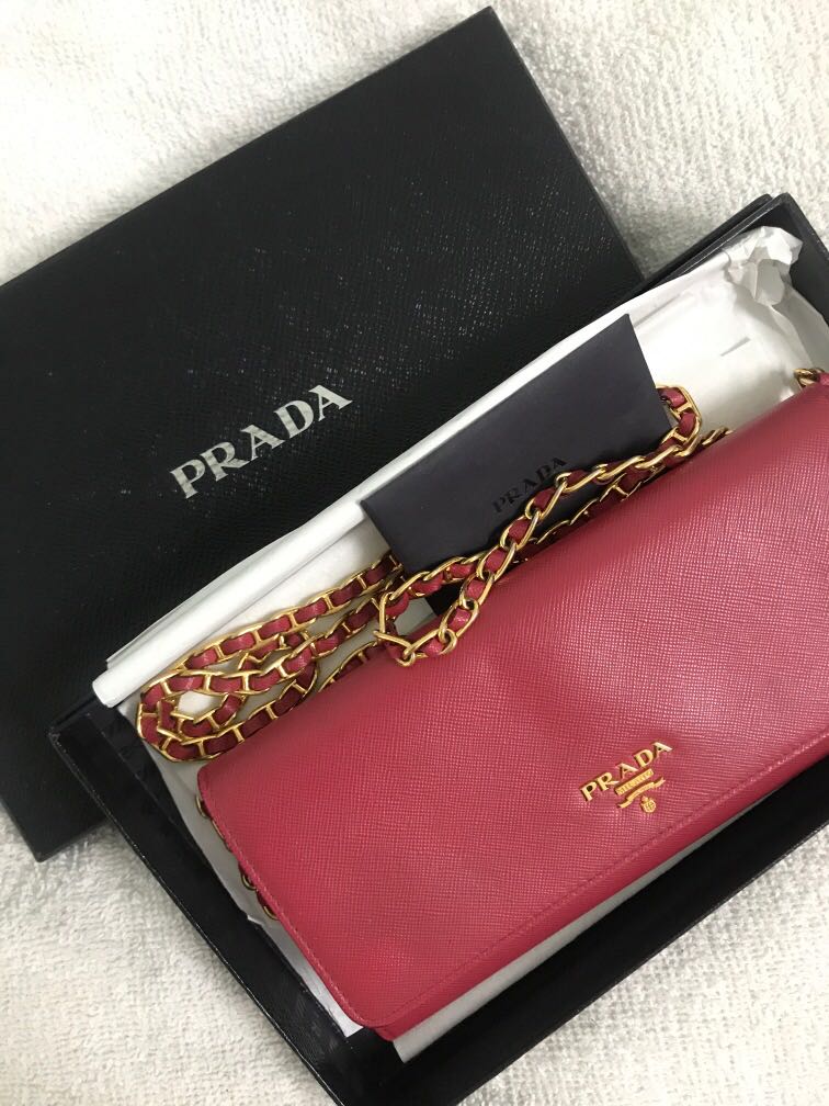 Prada WOC, Luxury, Bags & Wallets on Carousell