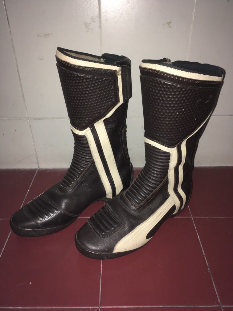 Puma Riding Boots (size 11.5), Motorcycles, Motorcycle Apparel on Carousell