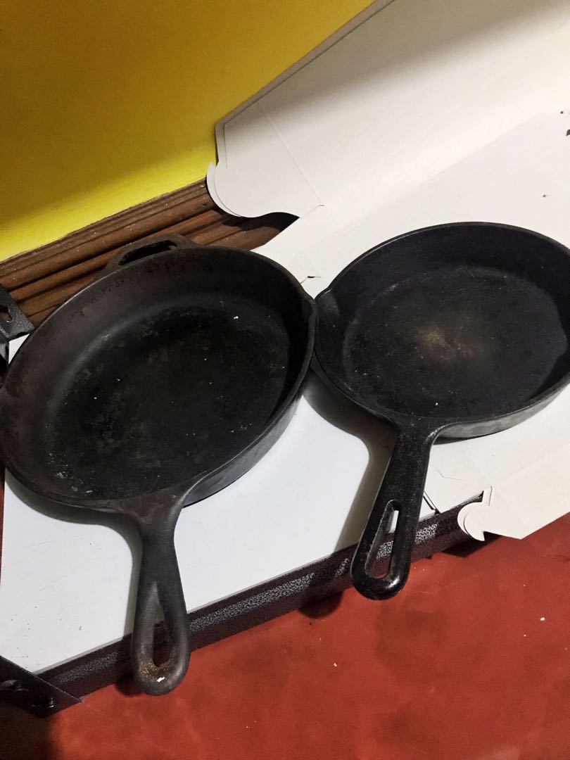 RUSH CAST IRON PANS (LODGE), Furniture & Home Living, Kitchenware ...