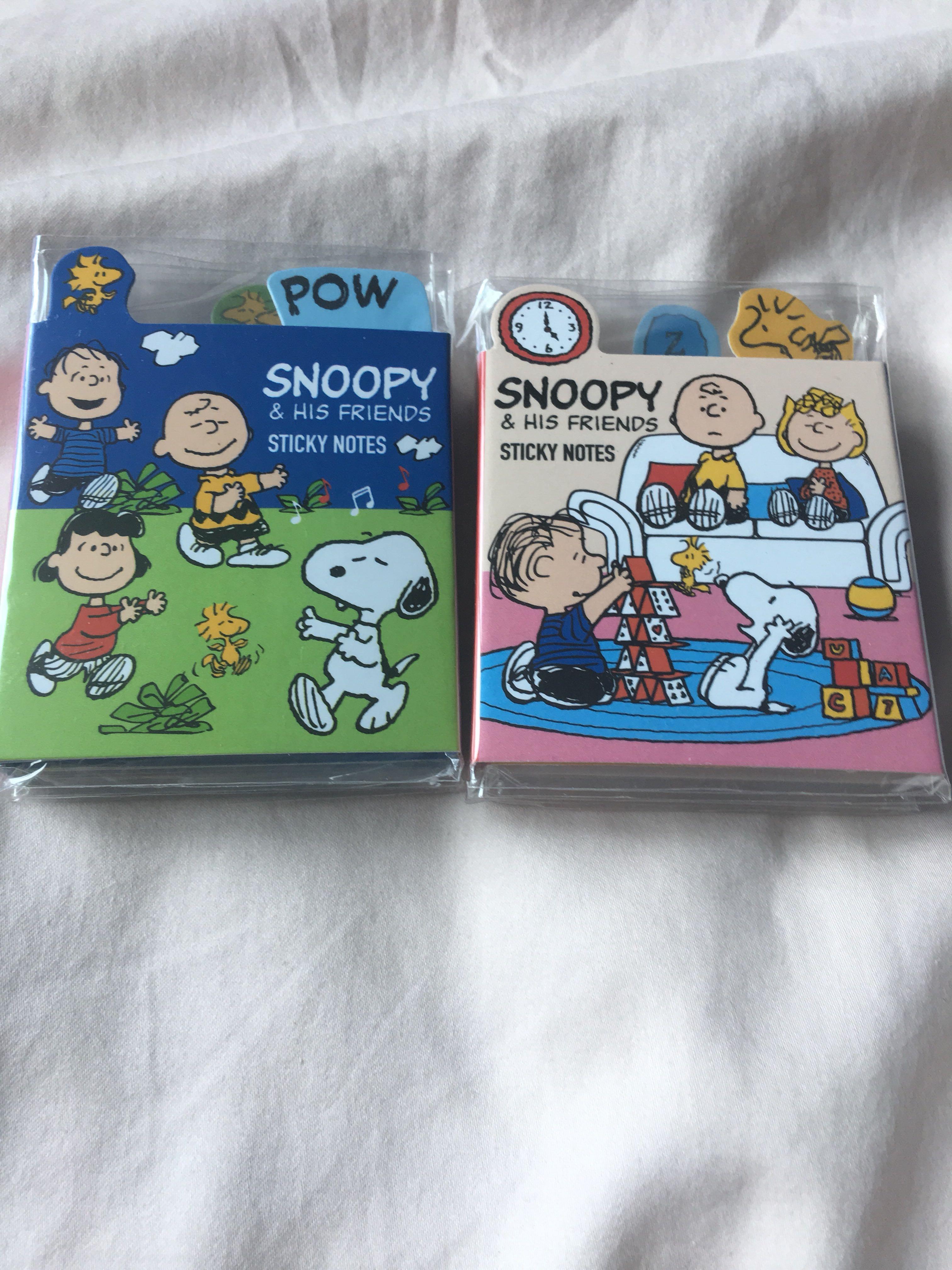 Snoopy post it note, Hobbies & Toys, Stationery & Craft, Stationery ...