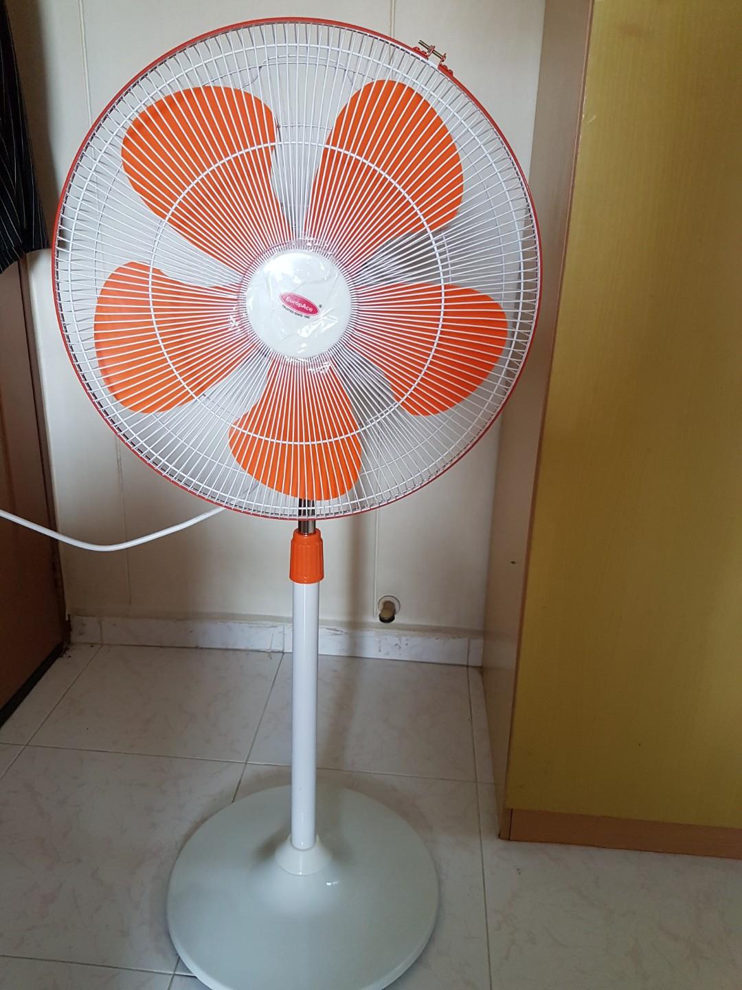Standing Fan with 1 year WARRANTY CARD and receipt, Furniture & Home ...