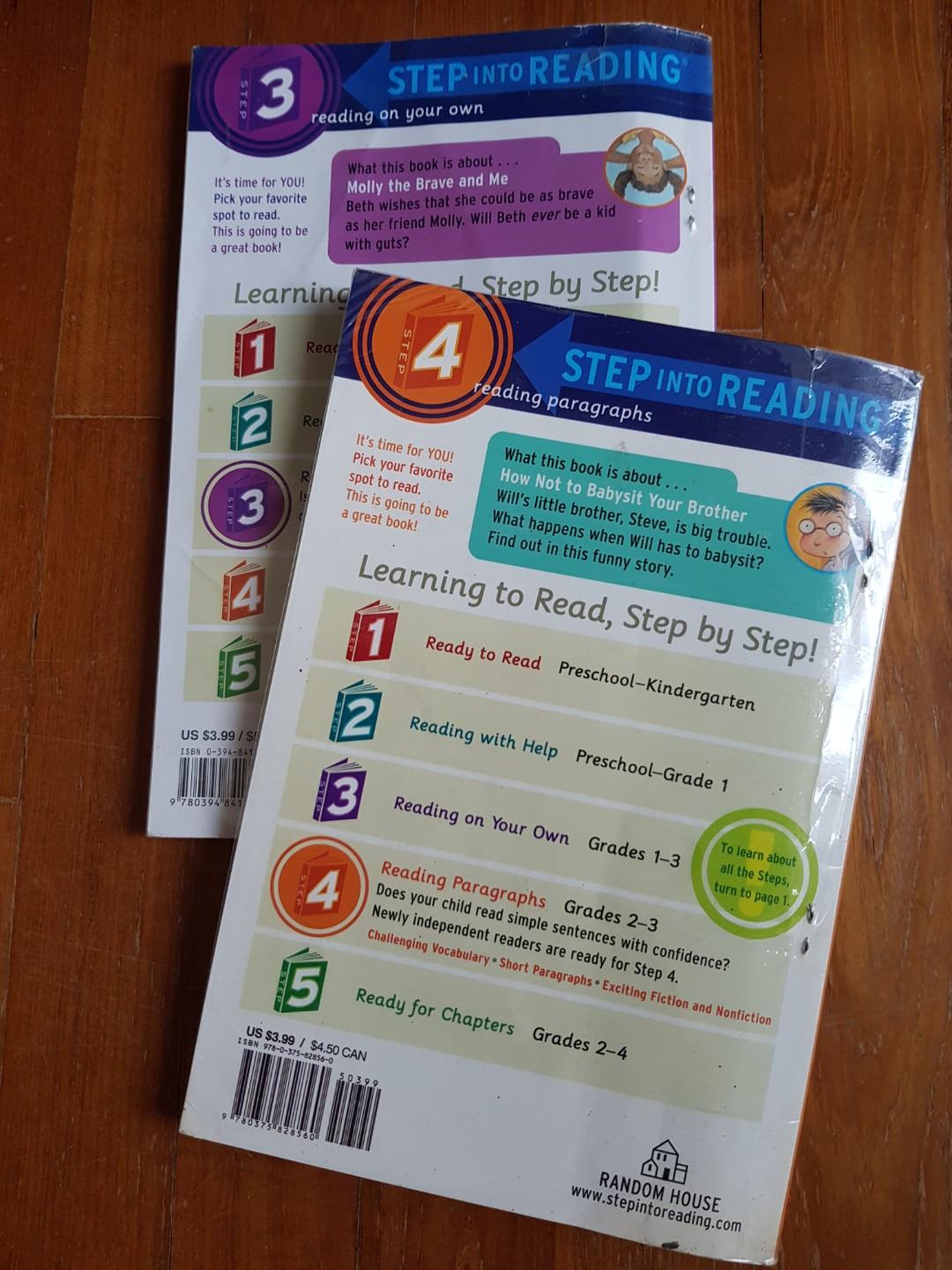 Step into reading series, Hobbies & Toys, Books & Magazines, Fiction ...