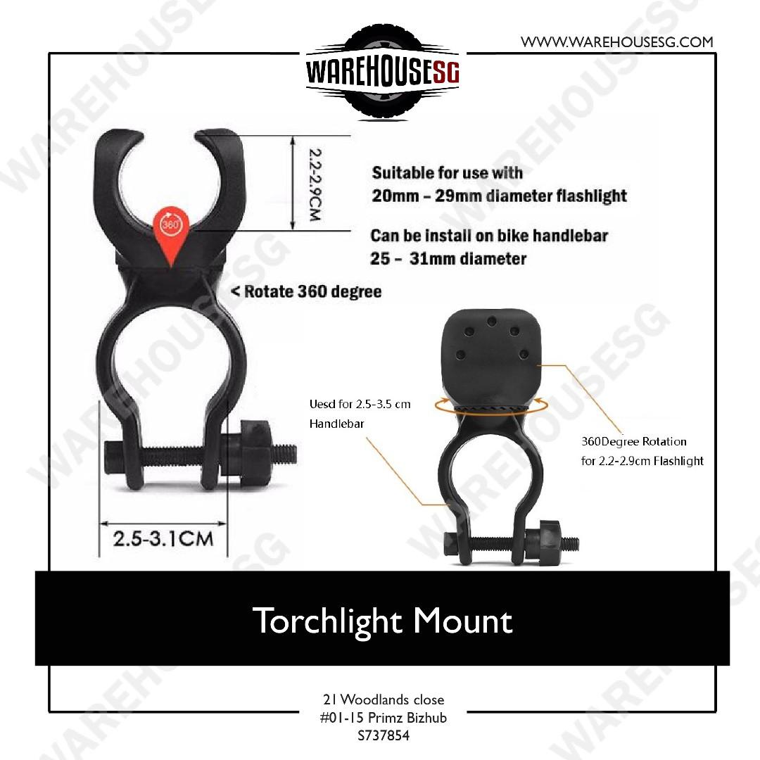 Torchlight Mount, Sports Equipment, Bicycles & Parts, Parts ...