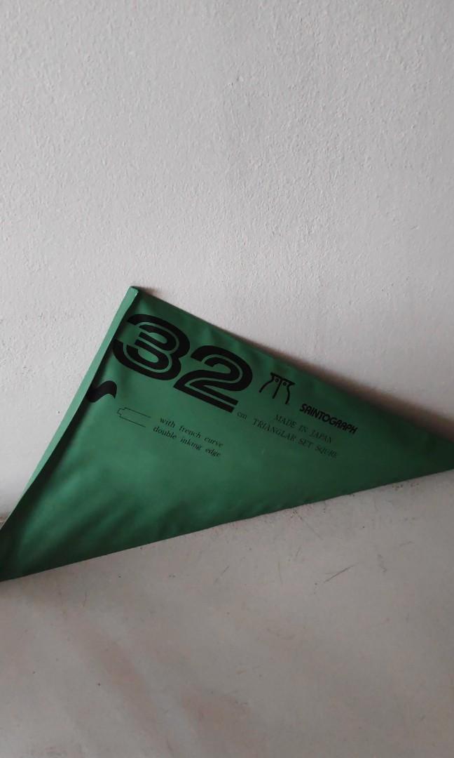 Triangular set square 32cm, Everything Else on Carousell