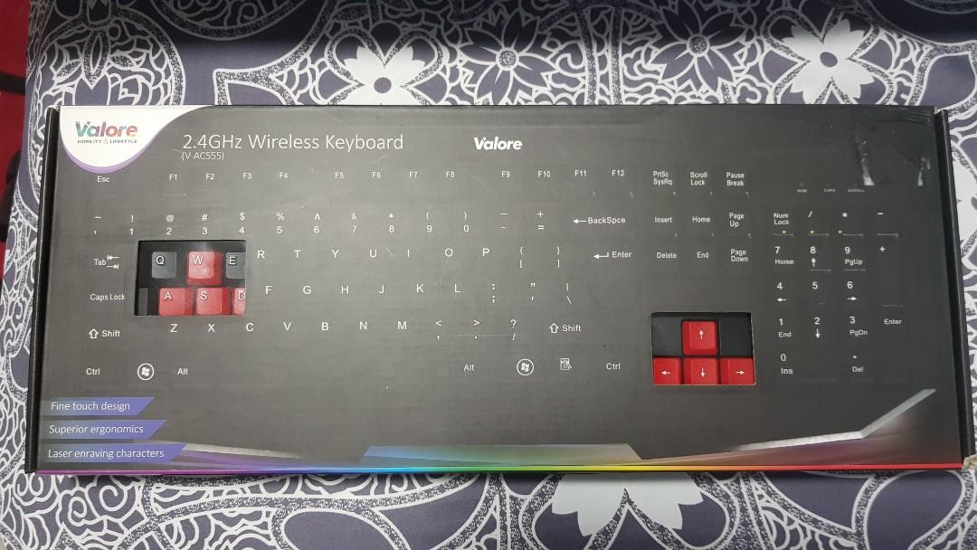 Valore Wireless Keyboard - V-AC555, Computers & Tech, Parts & Accessories, Computer Keyboard on ...